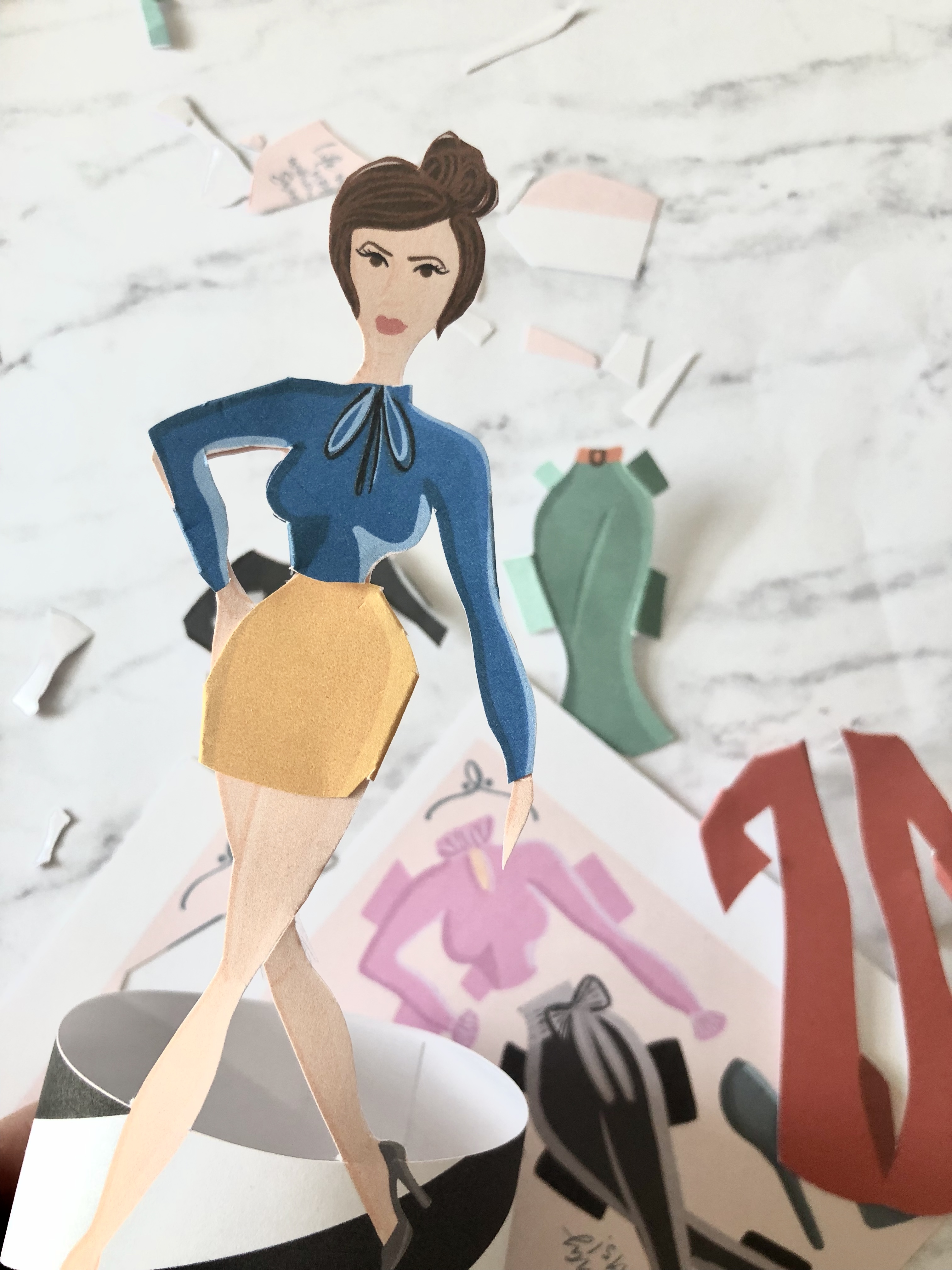 How to make your own DIY Paper Doll – AMASNEME
